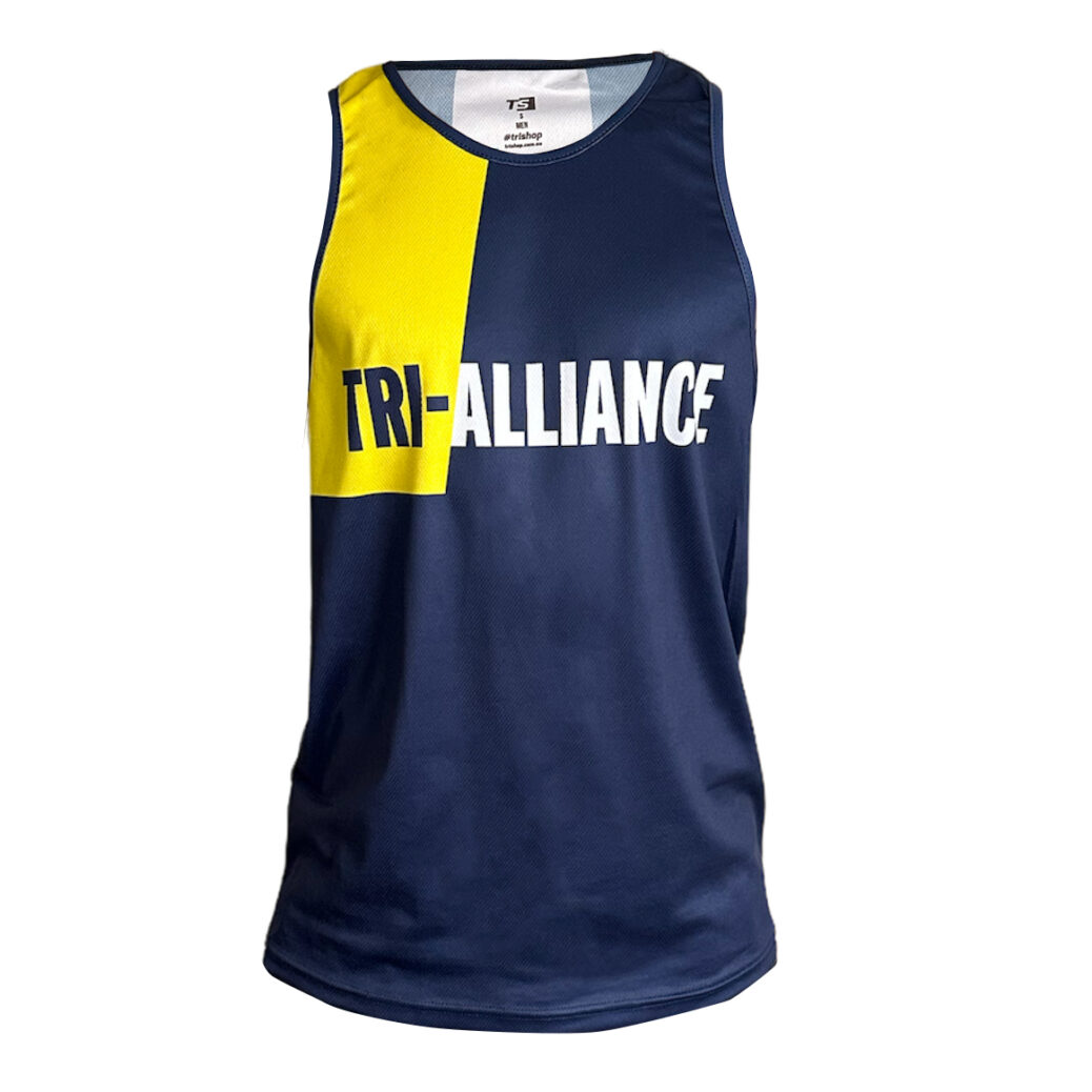 Male performance running singlet - TRISHOP